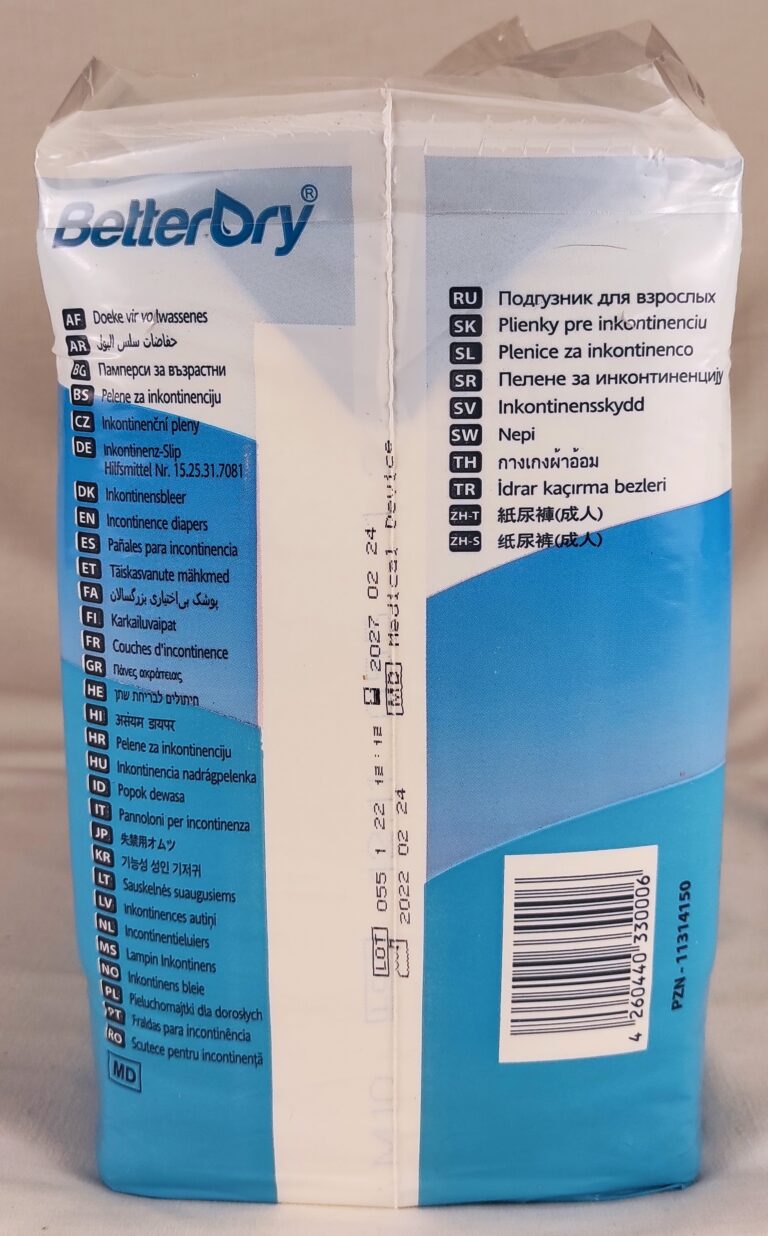 BetterDry Diapers (15 per package) • ABDL'sWish